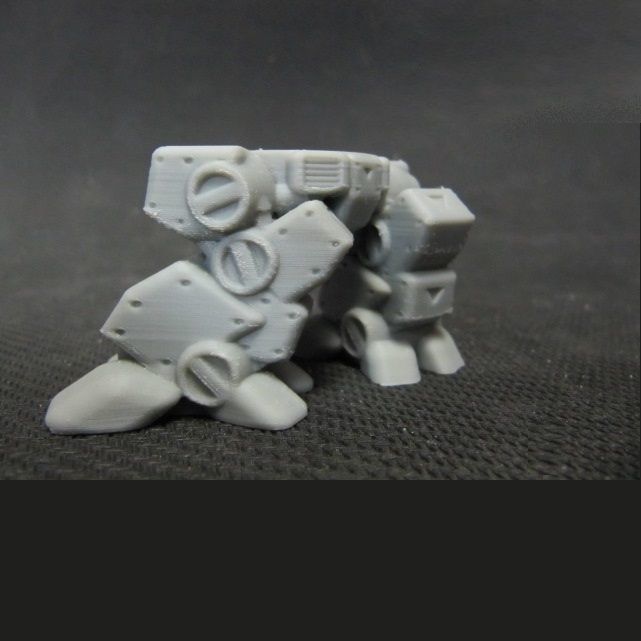 CHIBI-TECH SD - HAMMER CHASSIS 3D model 3D printable | CGTrader