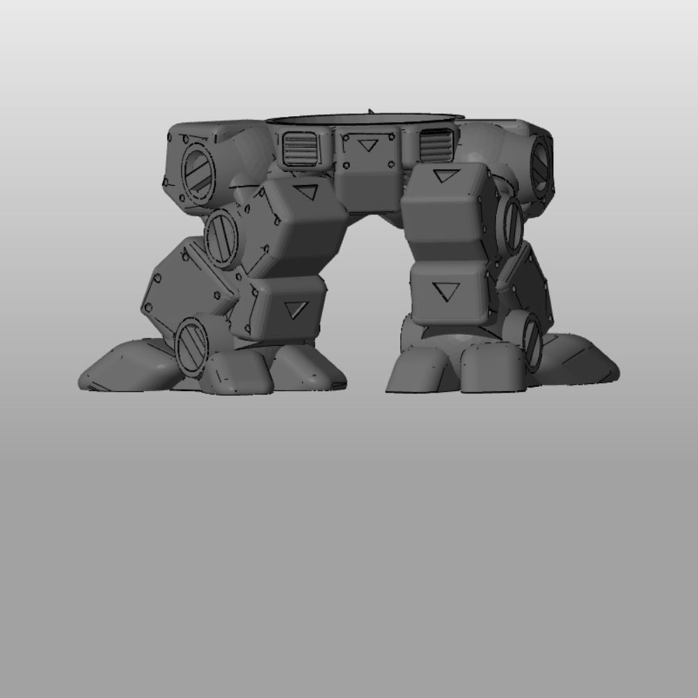 CHIBI-TECH SD - HAMMER CHASSIS 3D model 3D printable | CGTrader