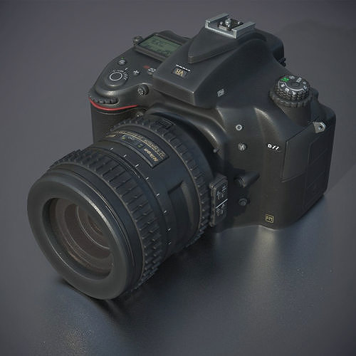 Camera I PBR I Subdiv - Ready 3D model free VR / AR / low-poly 3D model ...