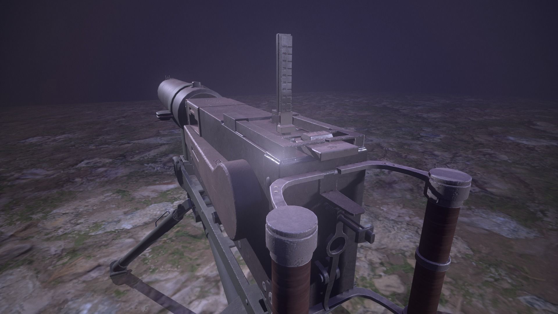 MG 08 Machine Gun 3D model | CGTrader