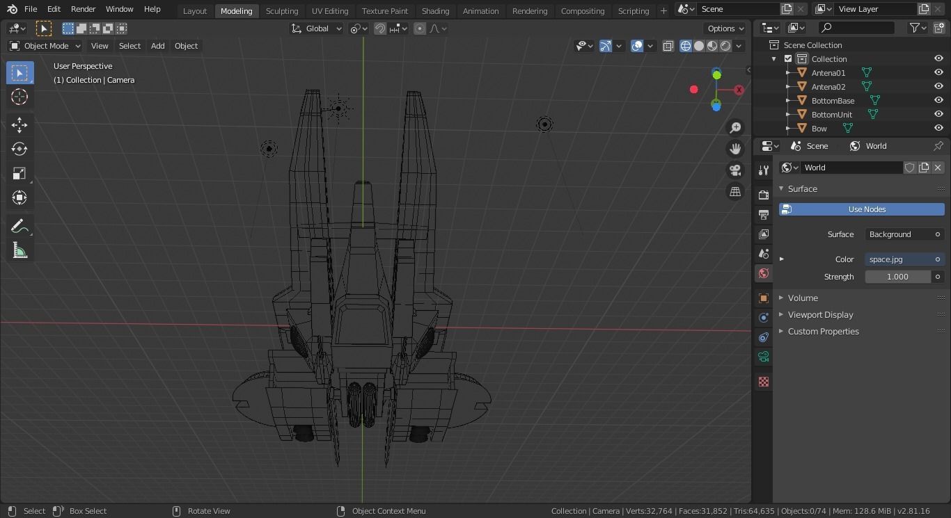 ARGAMA spaceship flying in sky 3D model | CGTrader