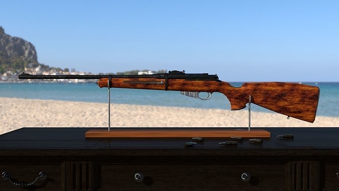 3D model bolt rifle VR / AR / low-poly | CGTrader