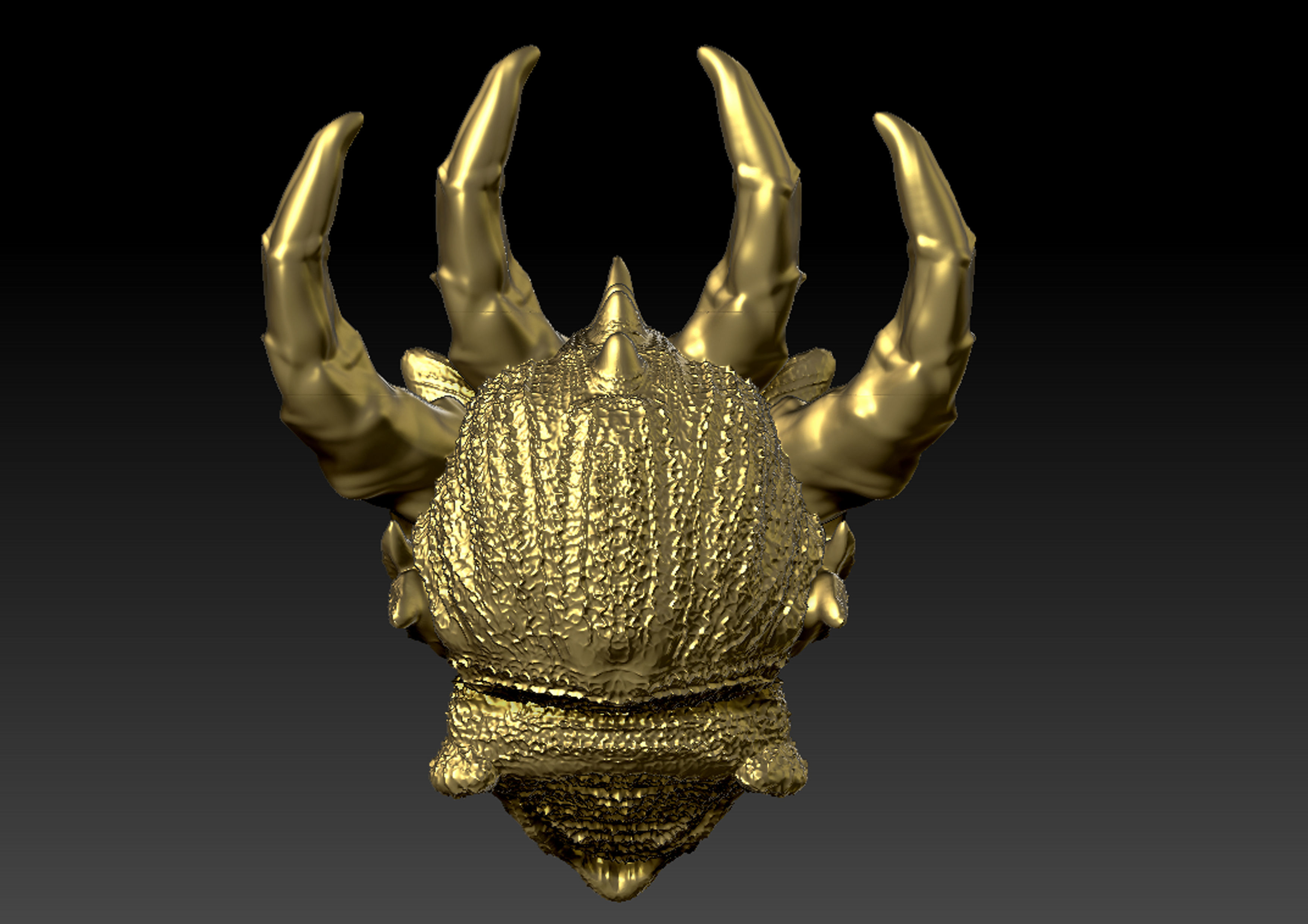 Demon Head 3D model 3D printable | CGTrader