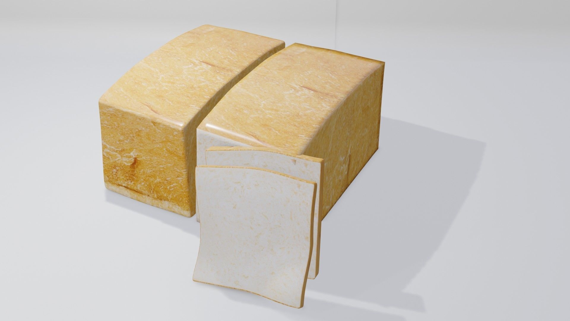 3D Sliced bread free VR / AR / low-poly 3D model | CGTrader