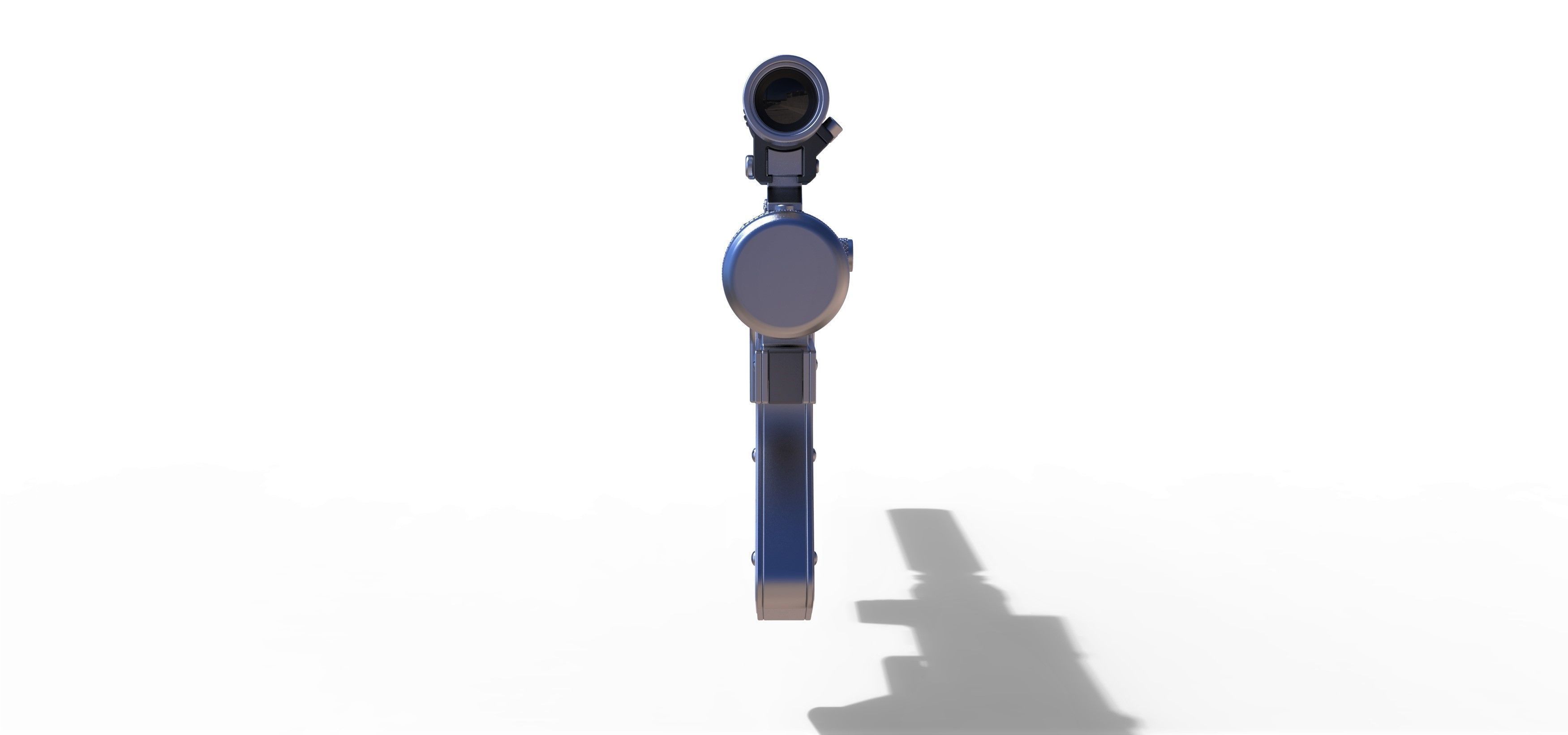 Blaster pistol SE-14R of Lando Calrissian 3D model | CGTrader