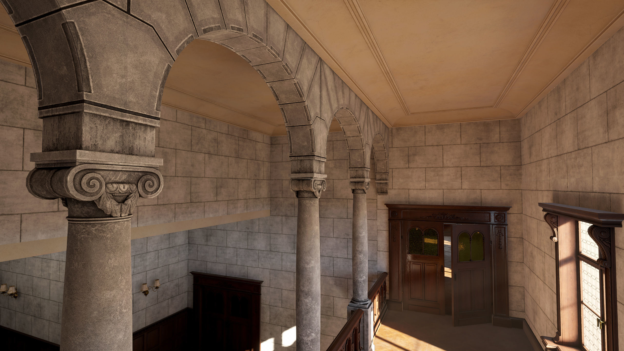 3D model Modular Victorian Interior Mansion - Unity and Unreal Asset ...