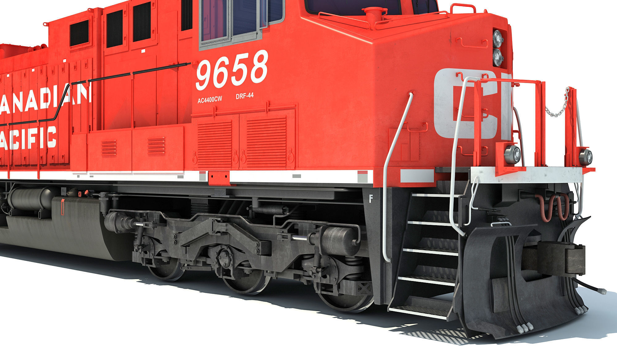 Canadian Pacific Locomotive 3D model | CGTrader