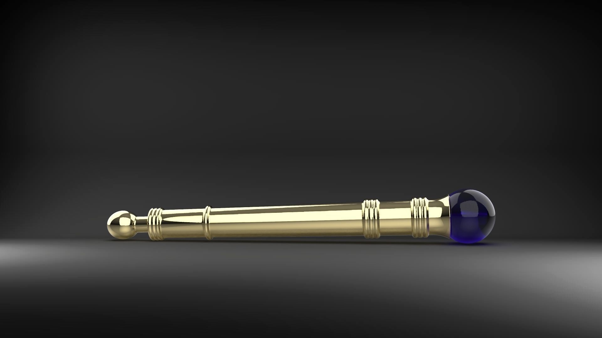 Macho Man Randy Savage Crown and Scepter 3D model 3D printable | CGTrader