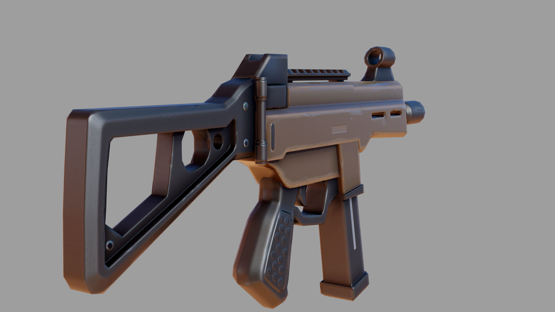 3D model Ump45 Stylized VR / AR / low-poly | CGTrader
