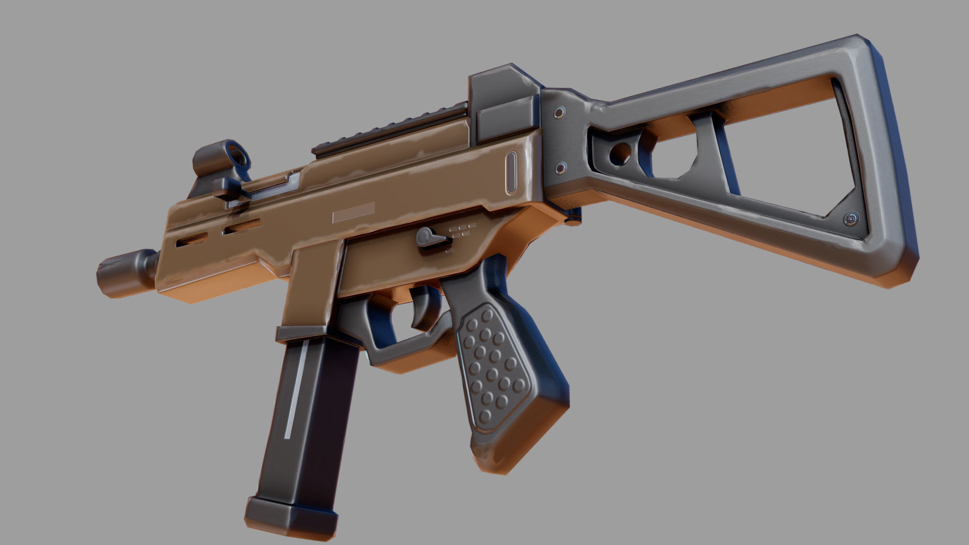 3D model Ump45 Stylized VR / AR / low-poly | CGTrader