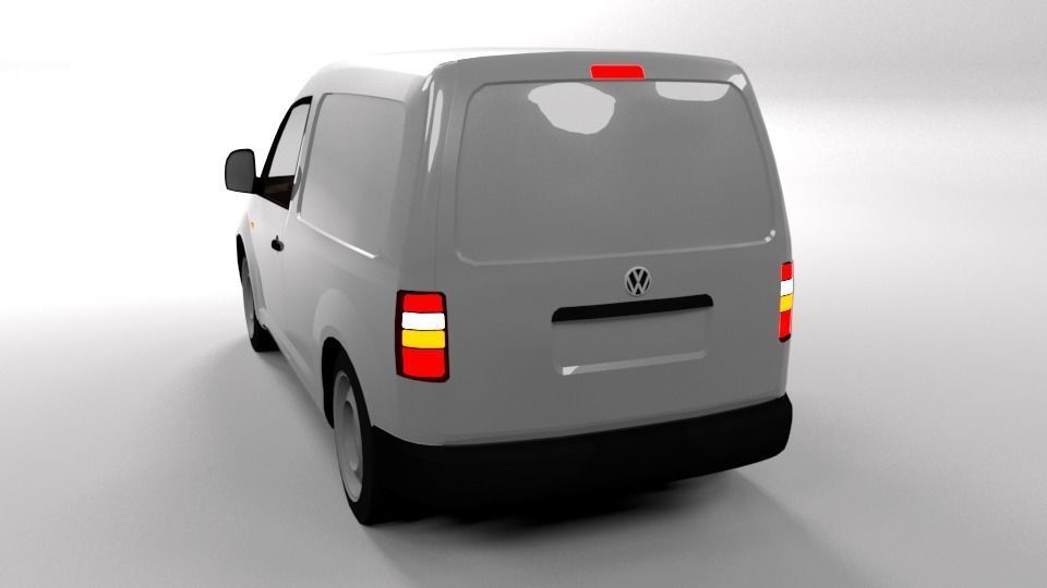 3D model VW VOLKSWAGEN CADDY 2011 LOWPOLY VR / AR / low-poly | CGTrader