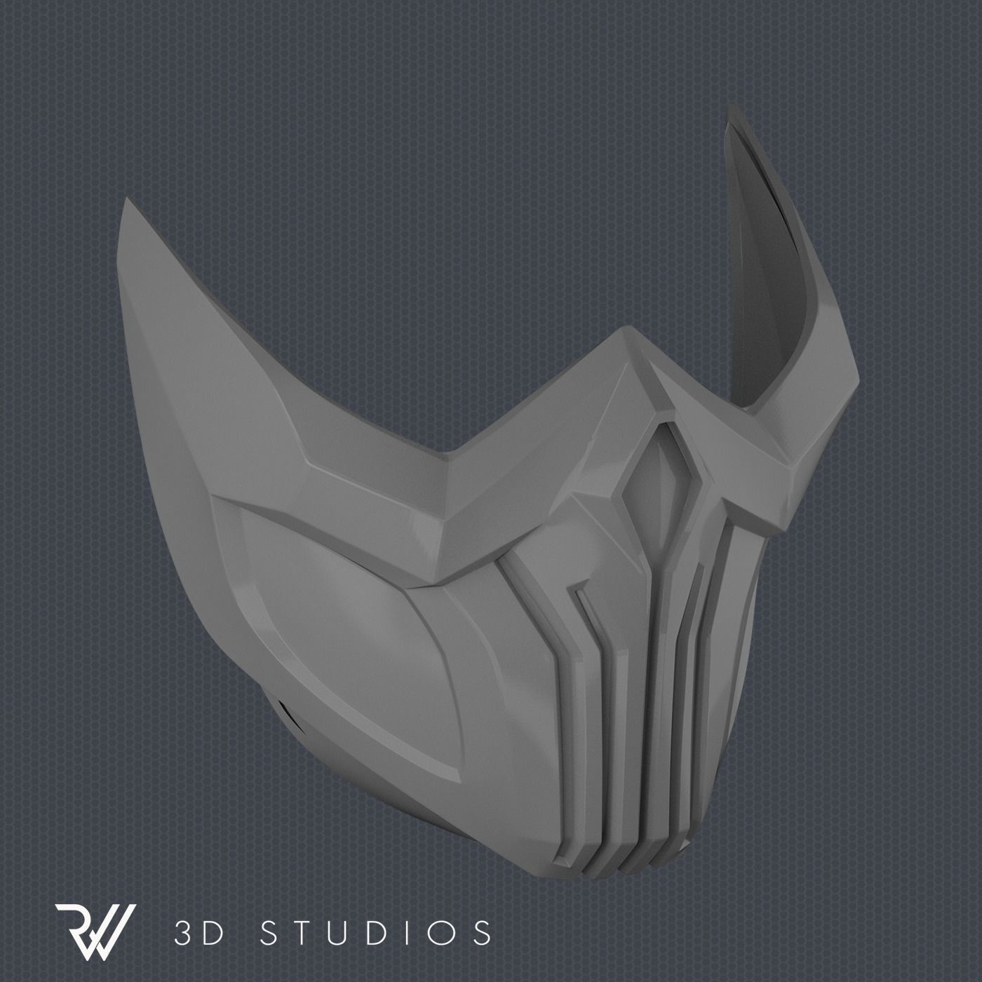 MK11 Scorpion Mask V2 - STL File 3D model 3D printable | CGTrader