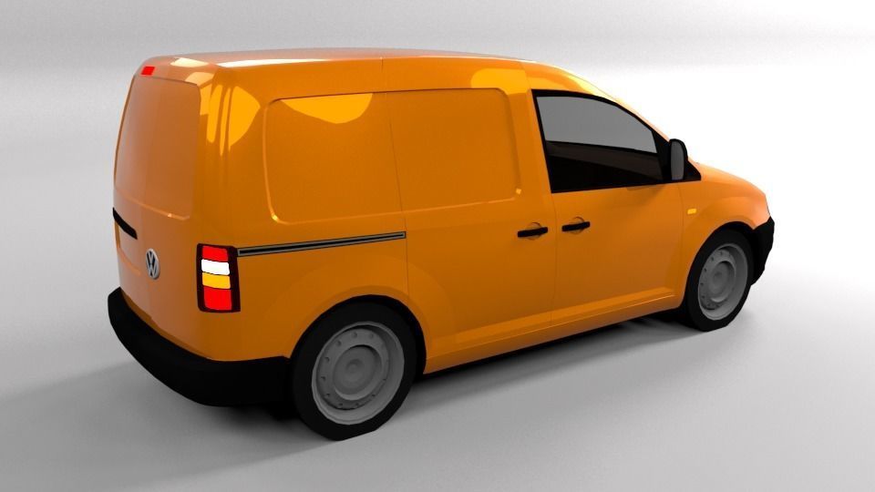3D model VW VOLKSWAGEN CADDY 2005 LOWPOLY VR / AR / low-poly | CGTrader