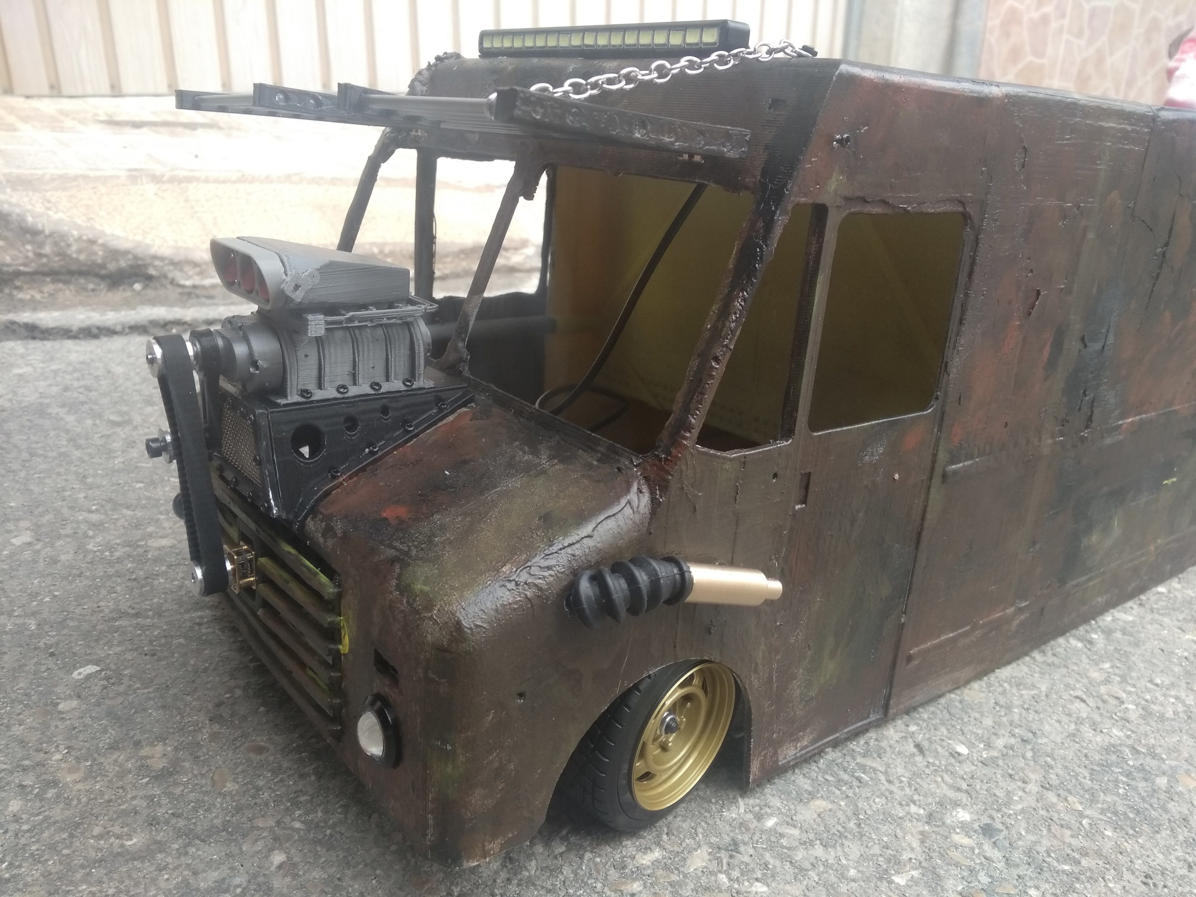 Rc truck mad max rat type drift 3D model 3D printable | CGTrader