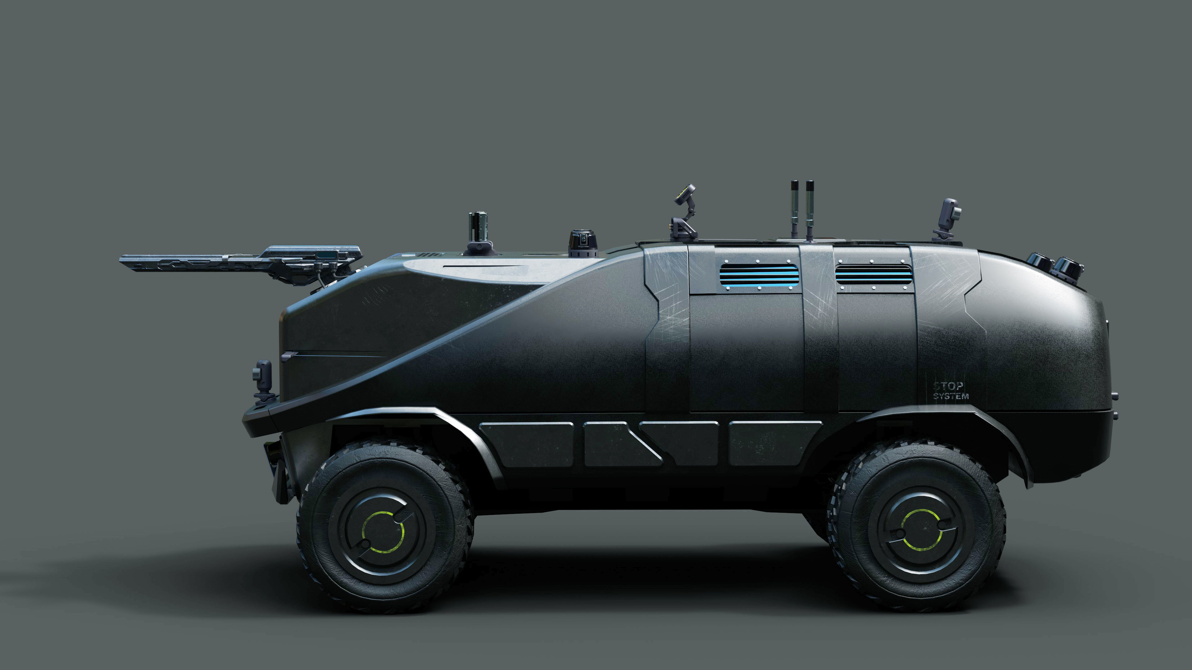 Military Personnel Transport Vehicle 3D model | CGTrader