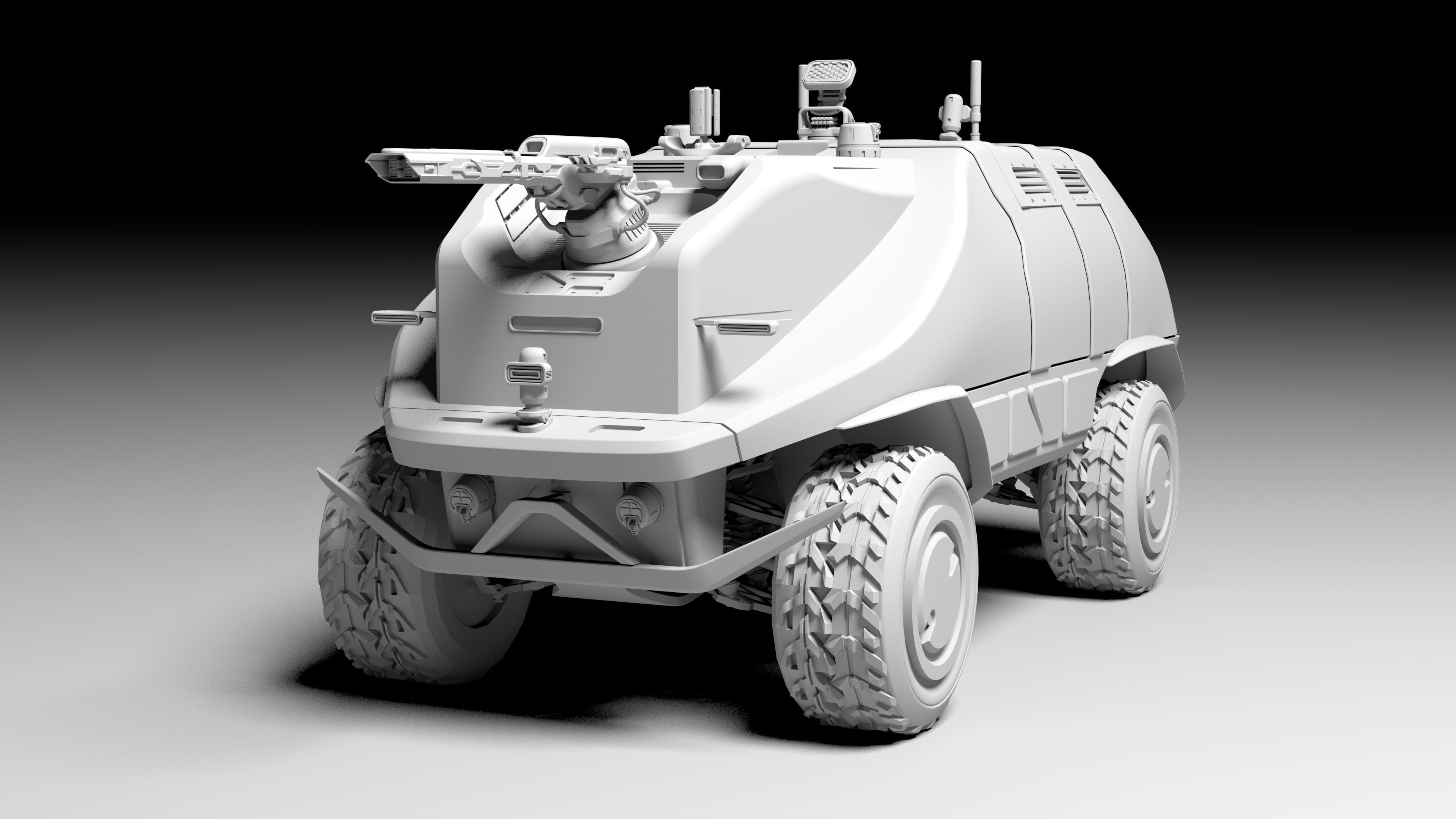 Military Personnel Transport Vehicle 3D model | CGTrader