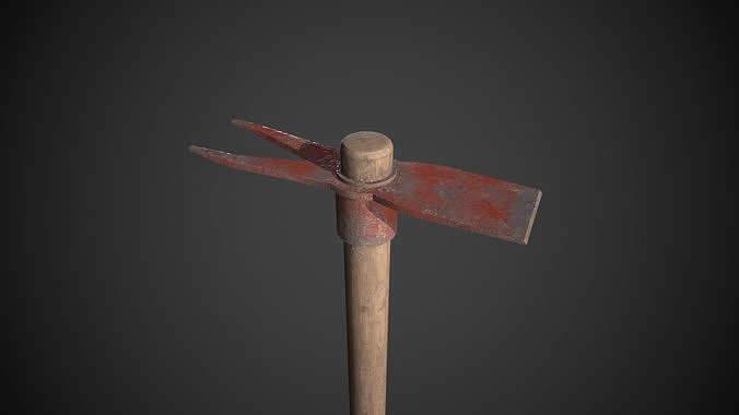 3D model Dirty Pickaxe VR / AR / low-poly | CGTrader