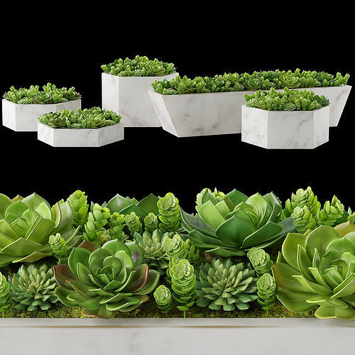 Rh Marble trough model 3D model | CGTrader