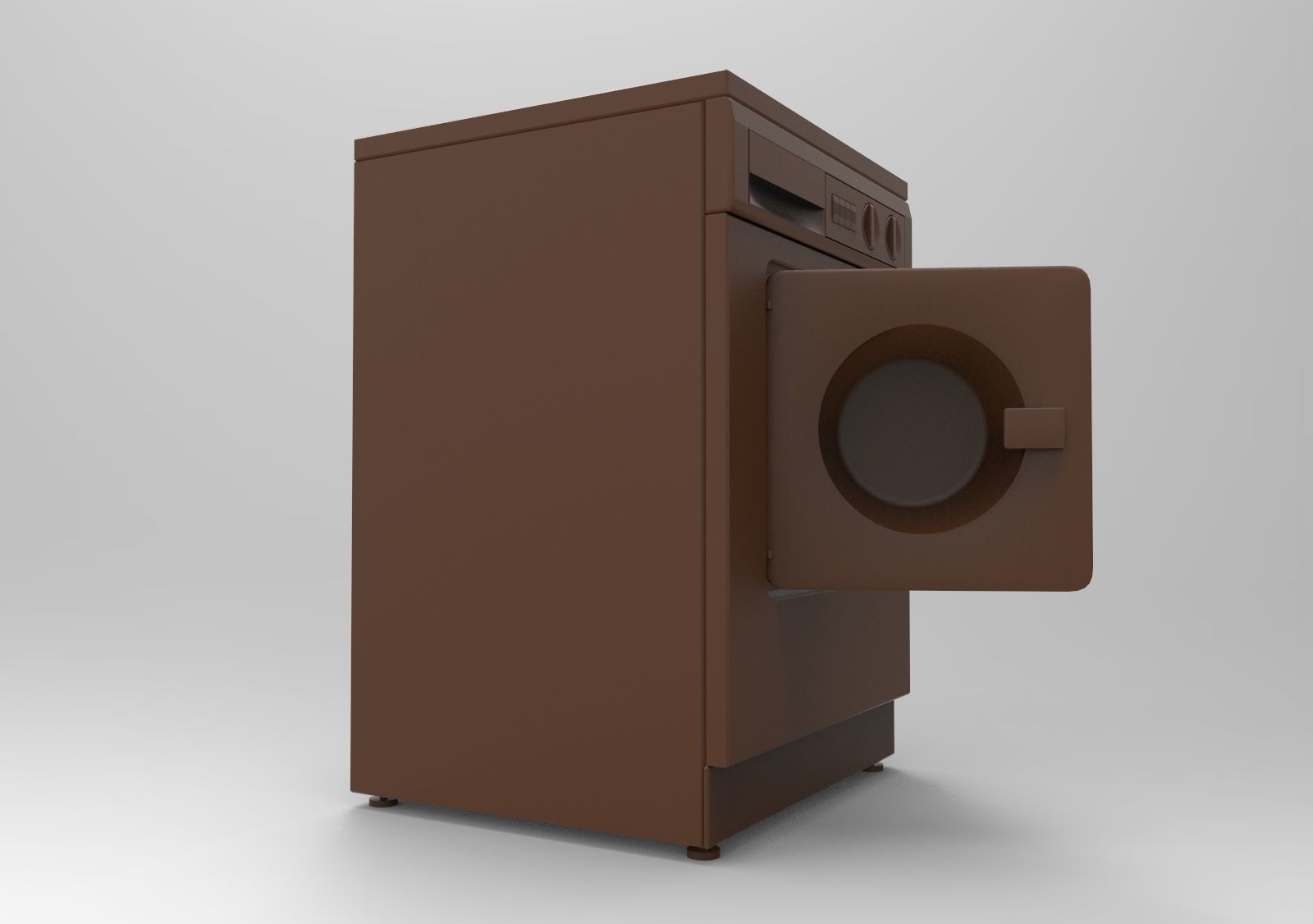 Washing Machine 3D model 3D printable | CGTrader