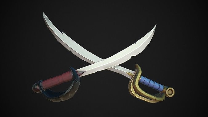3D model Stylized Cutlass VR / AR / low-poly | CGTrader