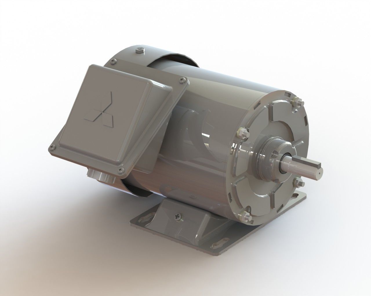 Electric Induction Motor 3D model | CGTrader