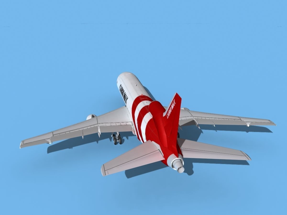 Lockheed L-1011 TriStar Cargo Max 3D model rigged | CGTrader