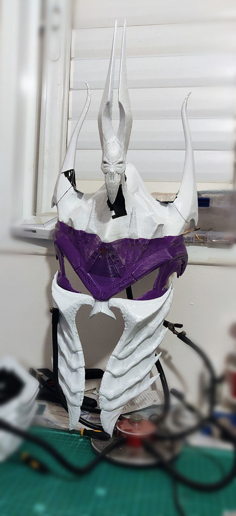 Warcraft Lich King Helm Of Domination Cosplay 3D model 3D printable ...