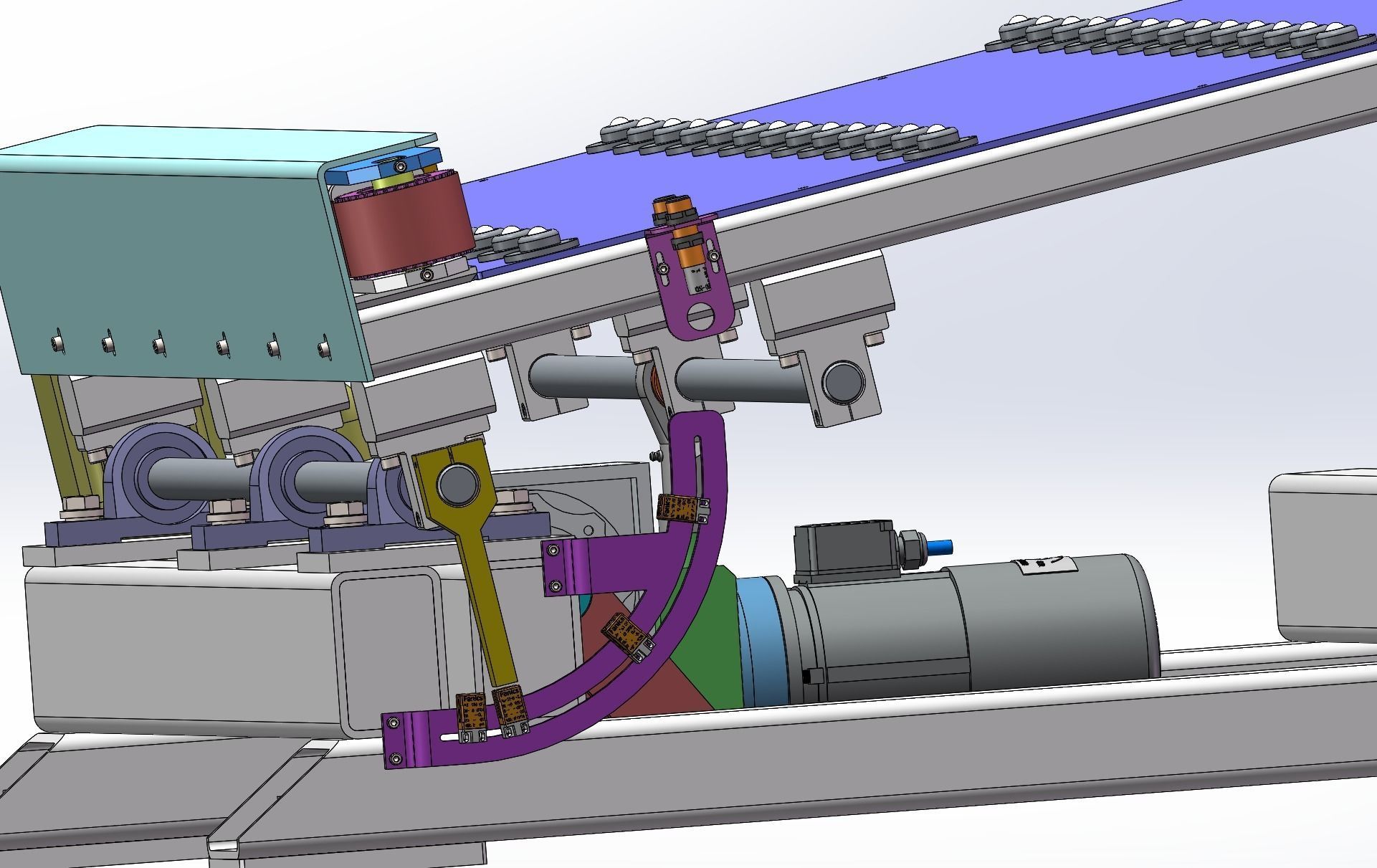 Turnover mechanism Assembly 3D model | CGTrader