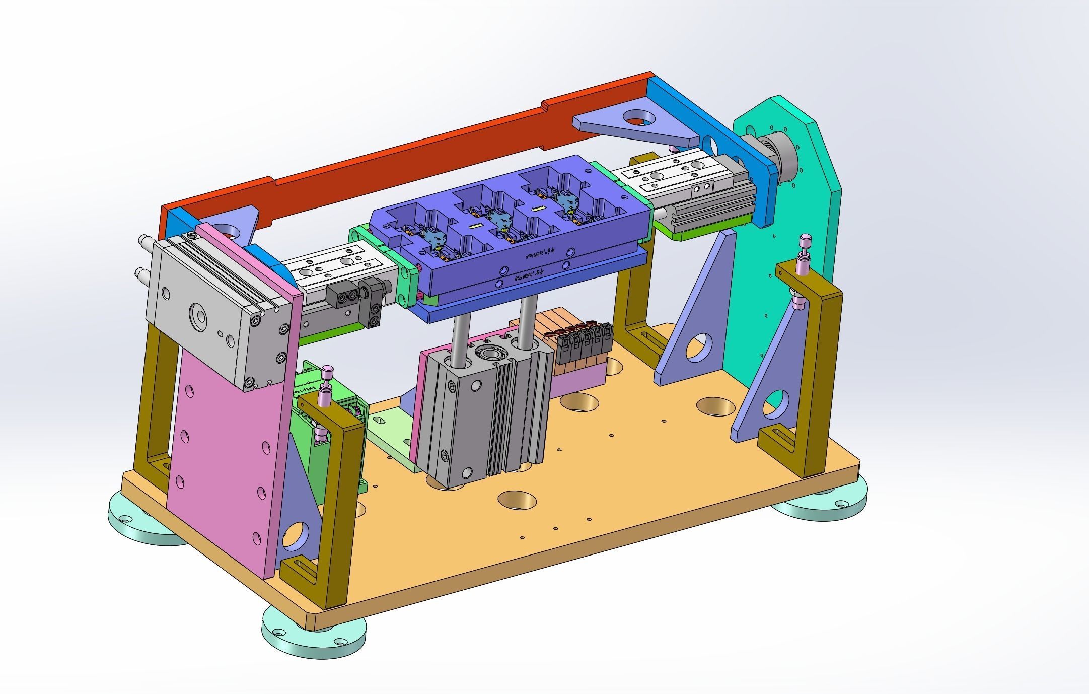 Turnover mechanism Assembly 3D model | CGTrader