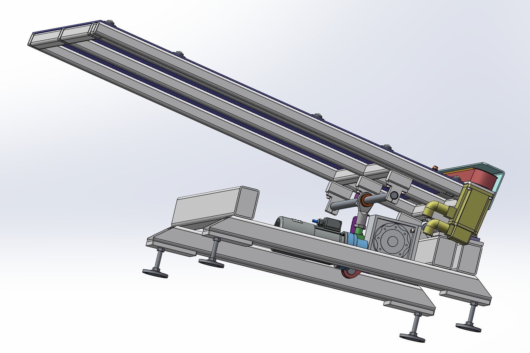 Turnover mechanism Assembly 3D model | CGTrader