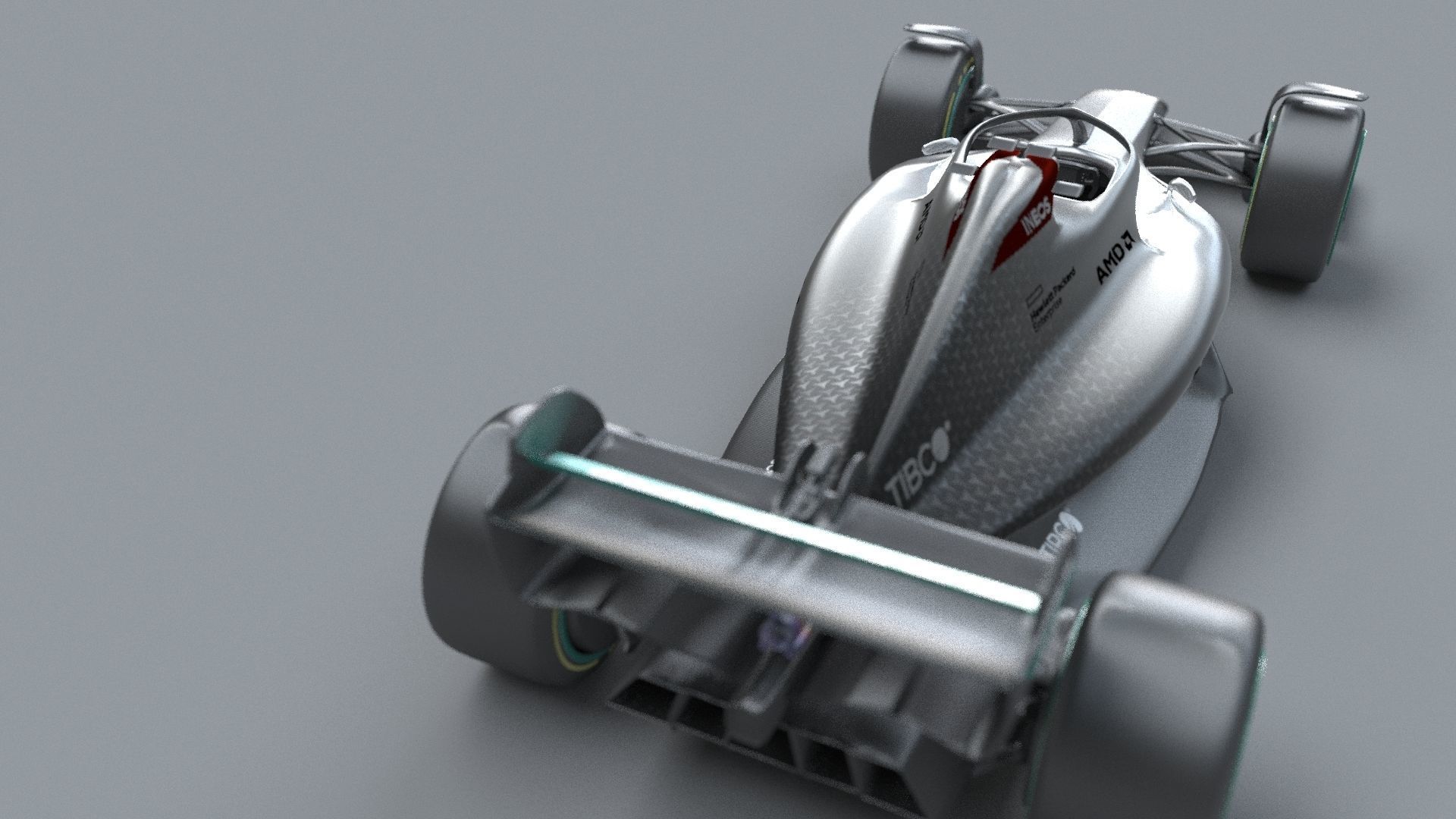 3D model f1 mersedes petronas 2021 - 2023 concept VR / AR / low-poly ...