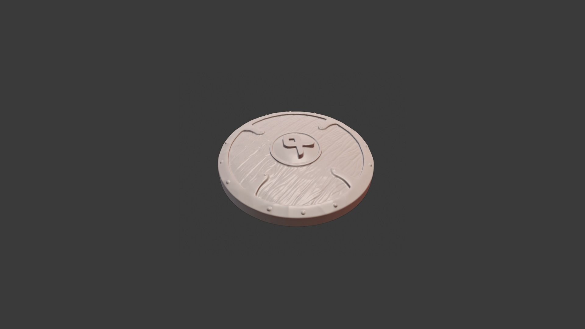 Scandinavian shield with rune Othala 3D model 3D printable | CGTrader