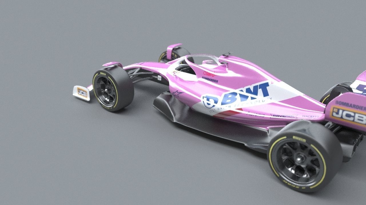 3D model BWT Racing Point Formula One Team concept 2021-2023 VR / AR ...