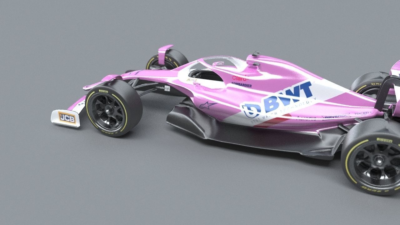 3D model BWT Racing Point Formula One Team concept 2021-2023 VR / AR ...