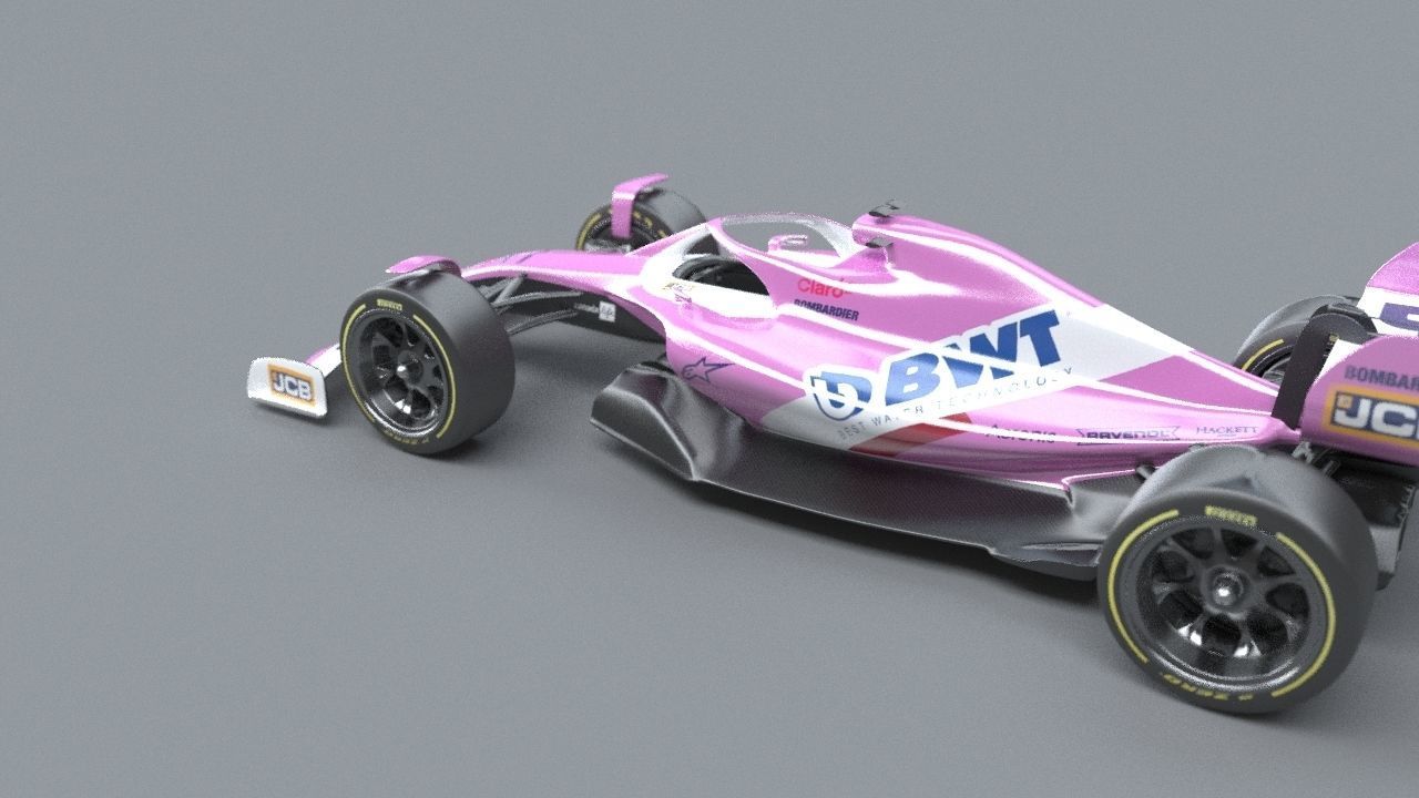 3D model BWT Racing Point Formula One Team concept 2021-2023 VR / AR ...