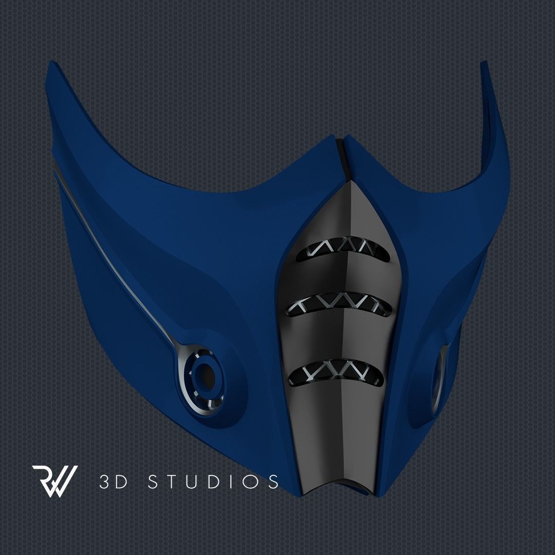 3D printable model MK11 Sub-Zero Mask V5 - STL