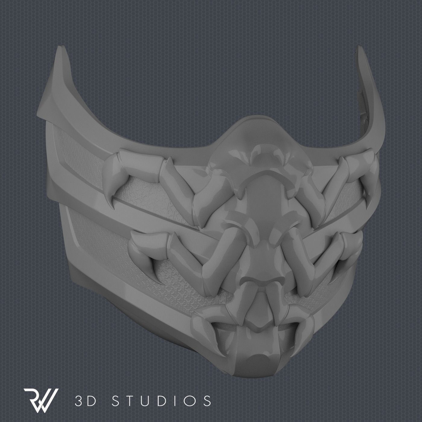MK11 Scorpion Mask V4 - STL File 3D model 3D printable | CGTrader