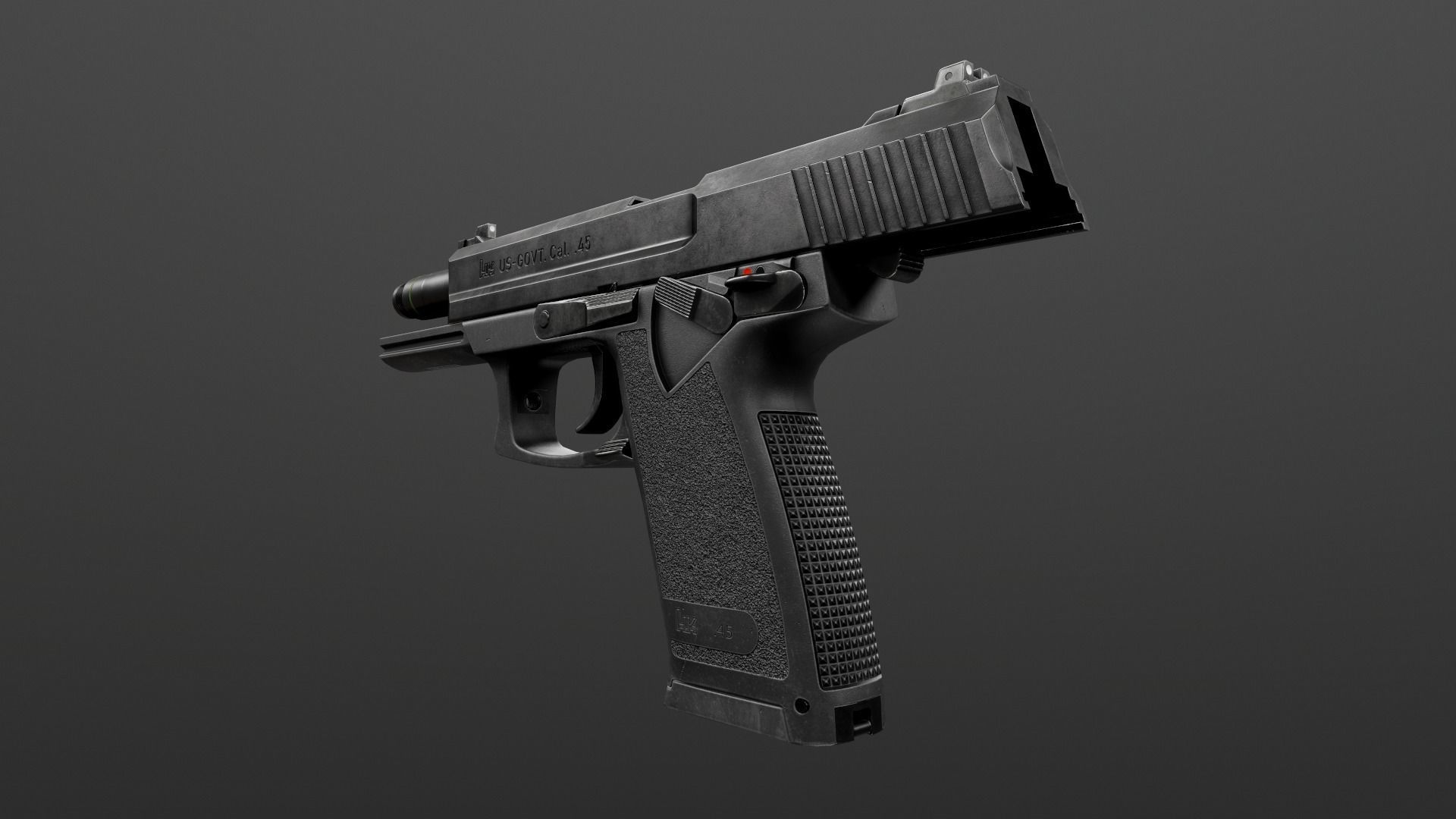 3D model HK Mark 23 45acp SOCOM Handgun VR / AR / low-poly | CGTrader