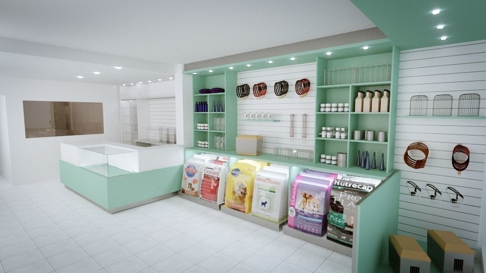Pet-shop 3D model | CGTrader