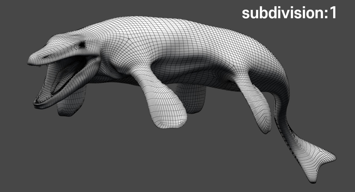 3D model Tylosaurus 3D model Rigged VR / AR / low-poly | CGTrader