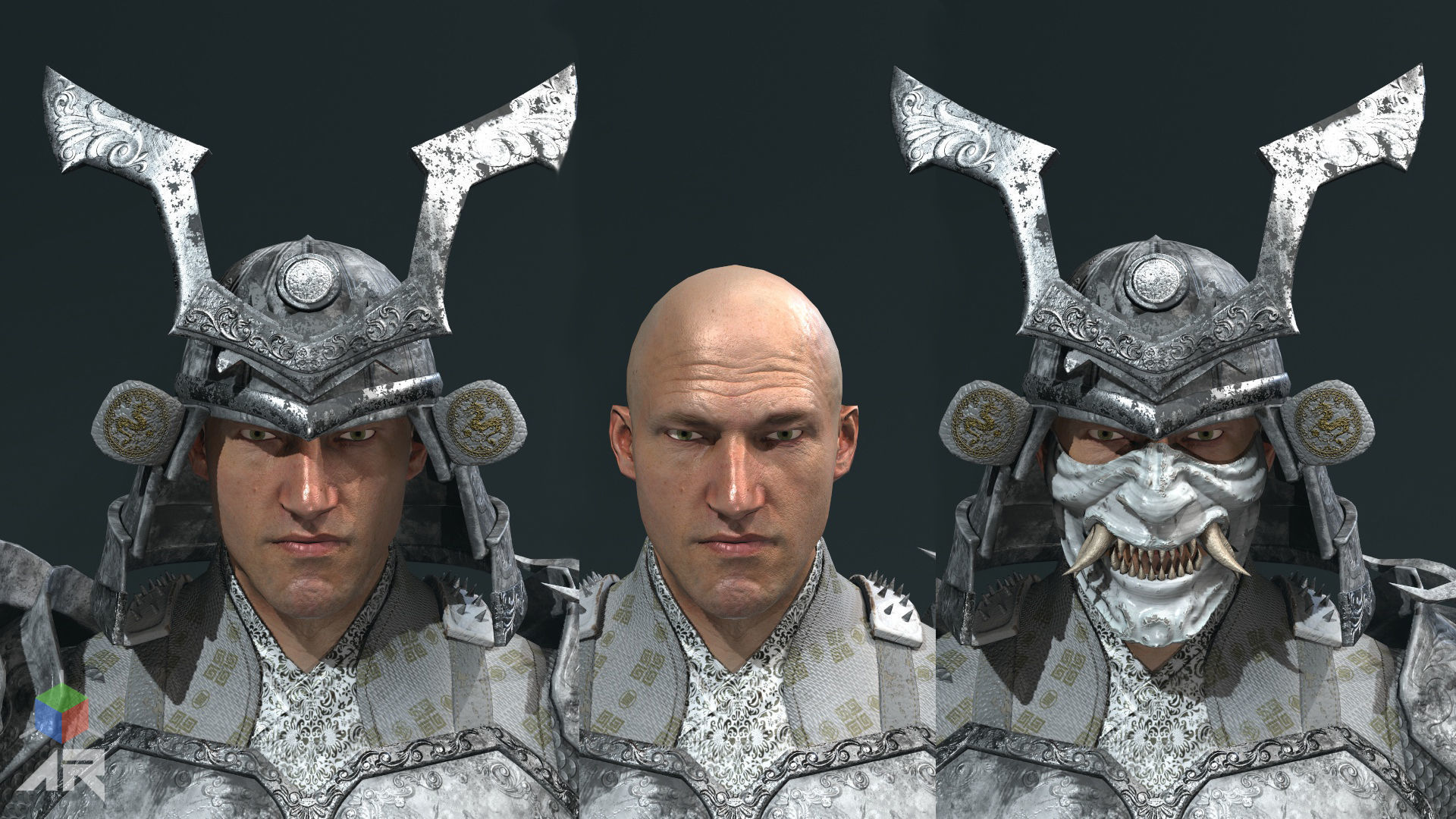 3D model Dead Samurai VR / AR / low-poly | CGTrader