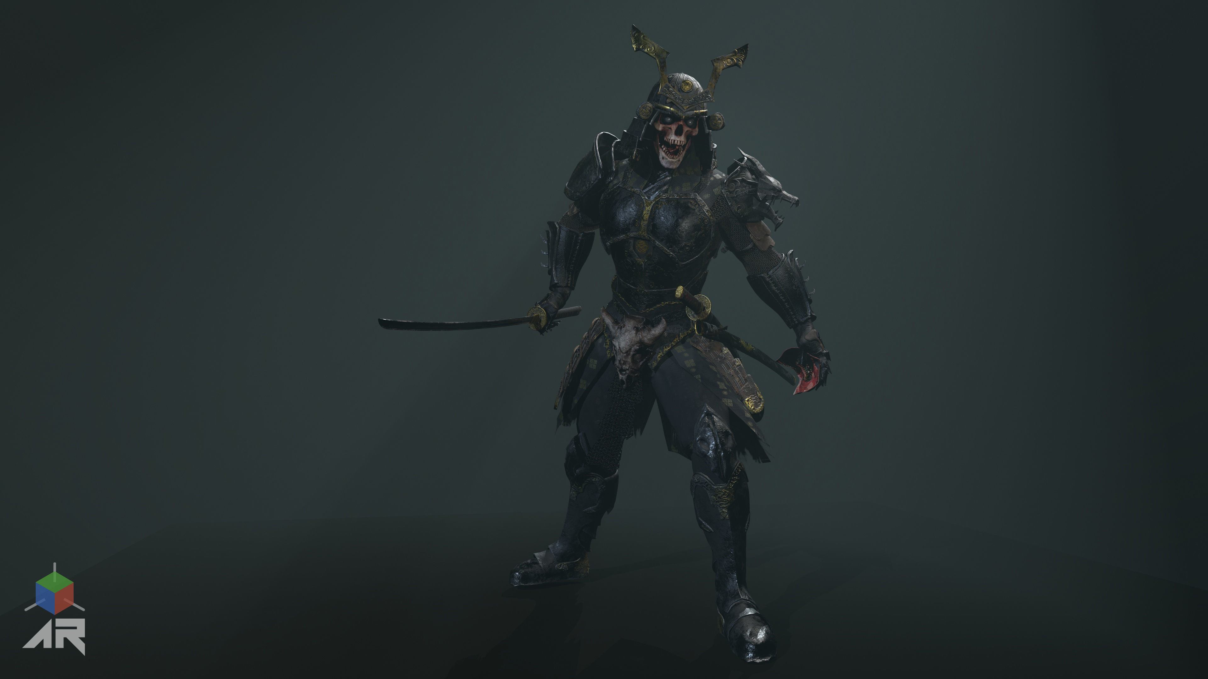 3D model Dead Samurai VR / AR / low-poly | CGTrader