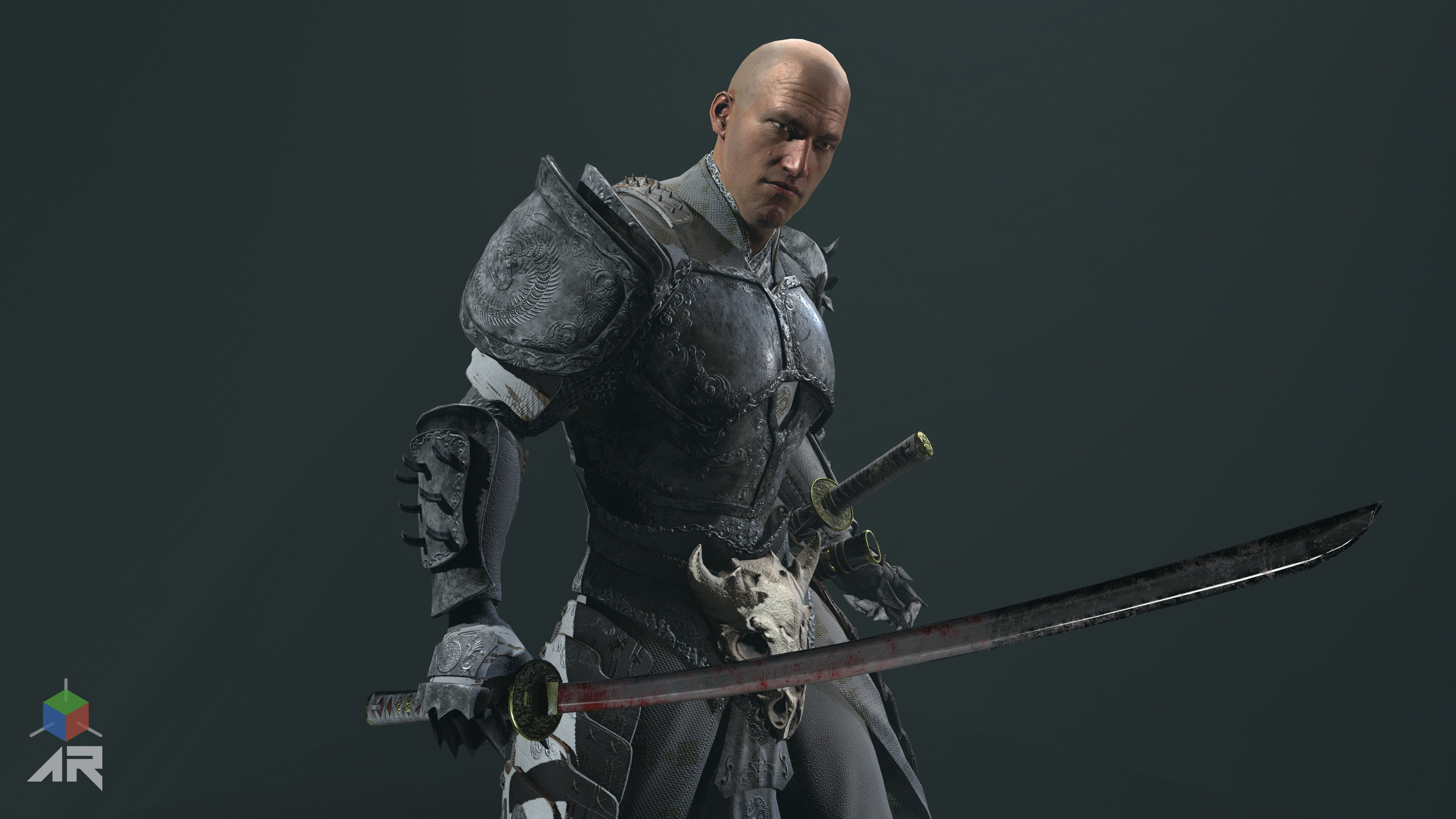 3D model Dead Samurai VR / AR / low-poly | CGTrader