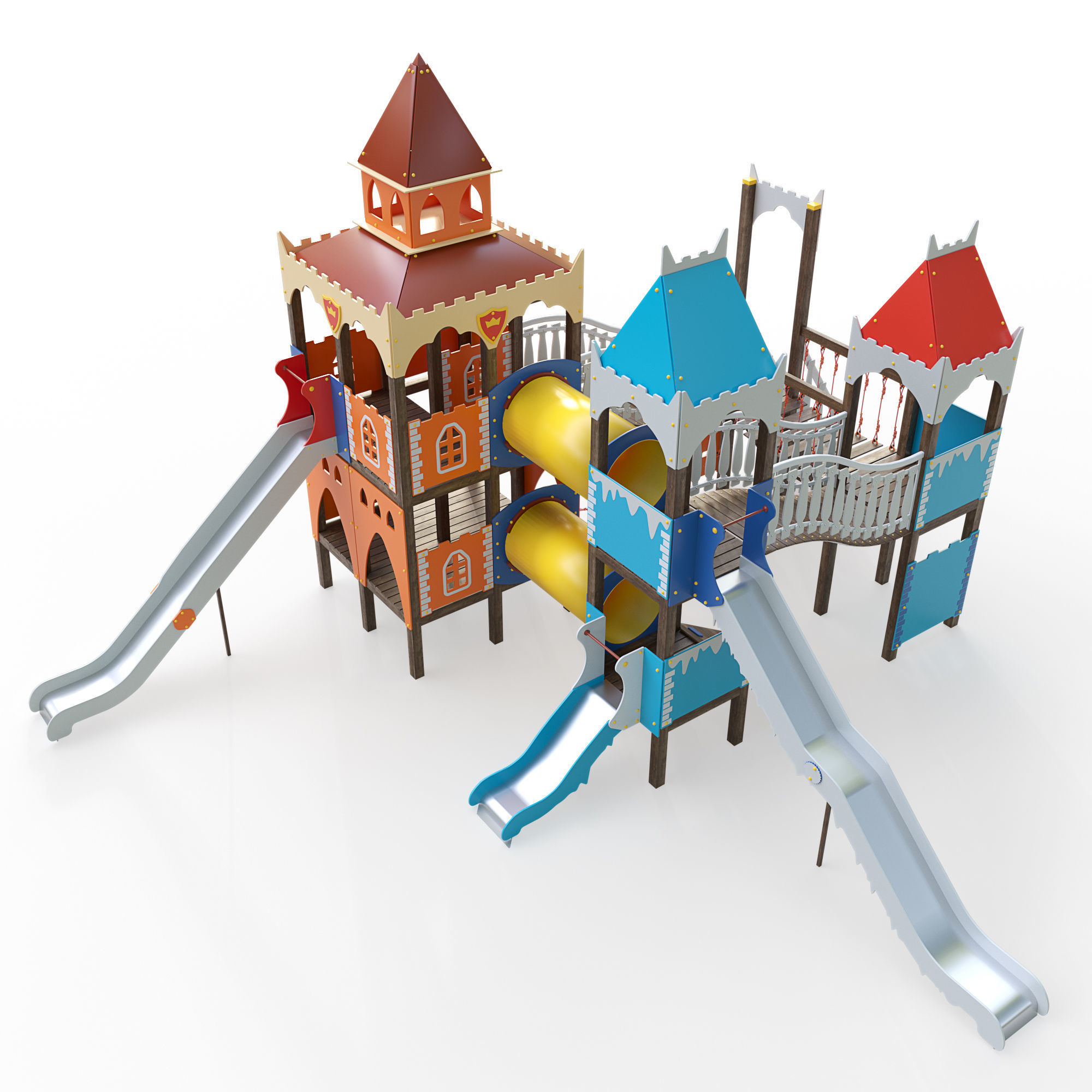 Childrens slide 3D model | CGTrader