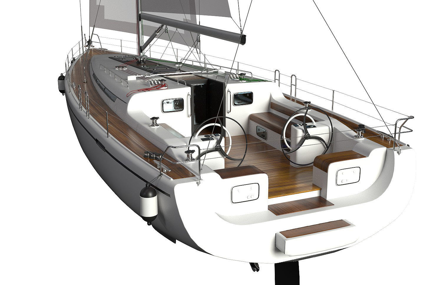 Sailboat 3D model | CGTrader