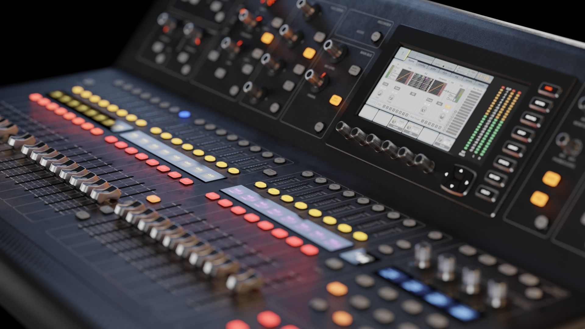 Midas m32 - Digital mixing console 3D model | CGTrader