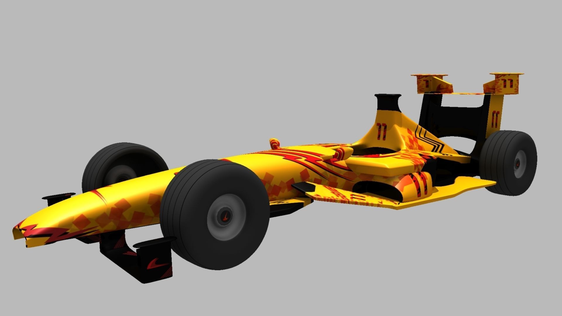 Formula Car 3D model | CGTrader