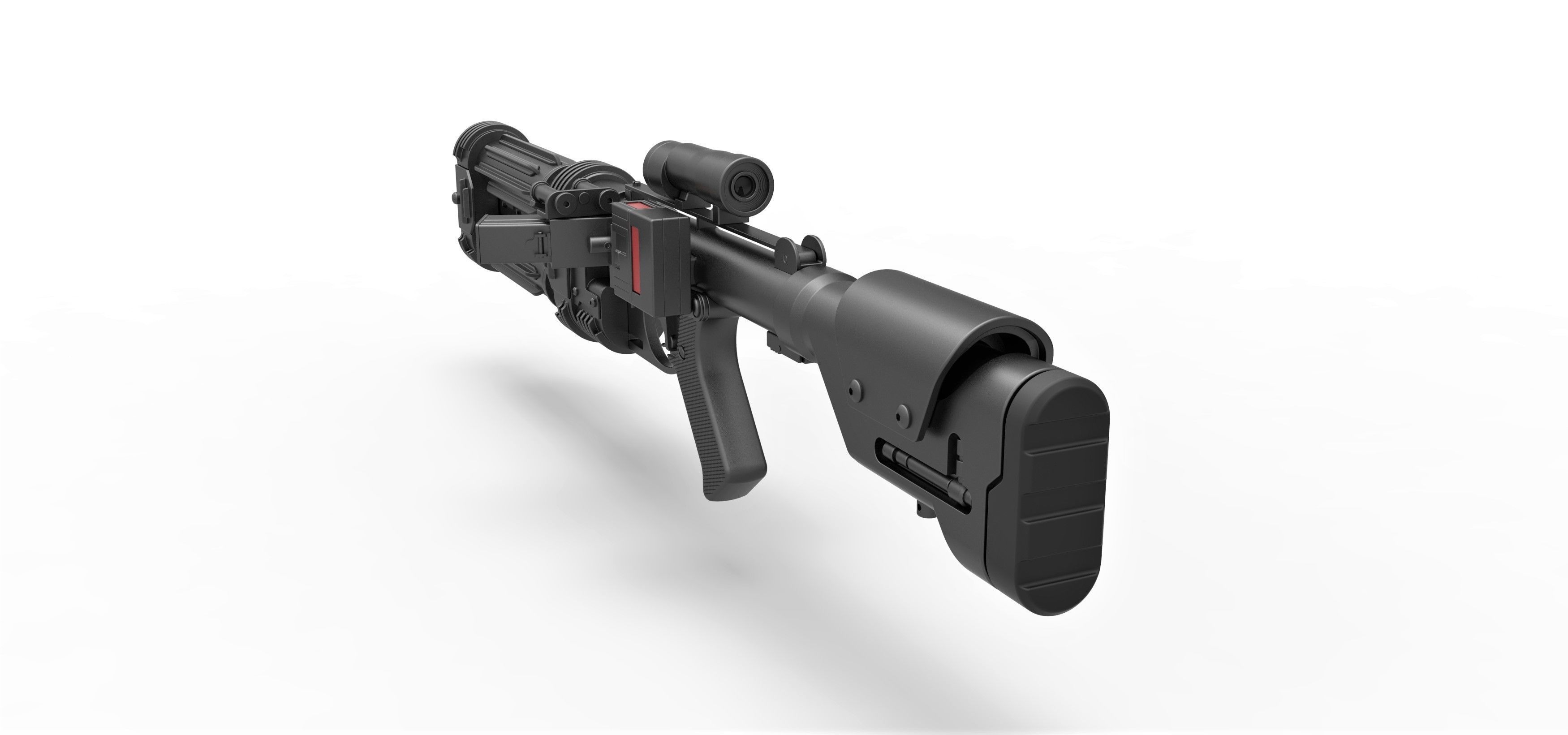 Shore Trooper Blaster E 22 From Star Wars Rogue One 3d Model Cgtrader