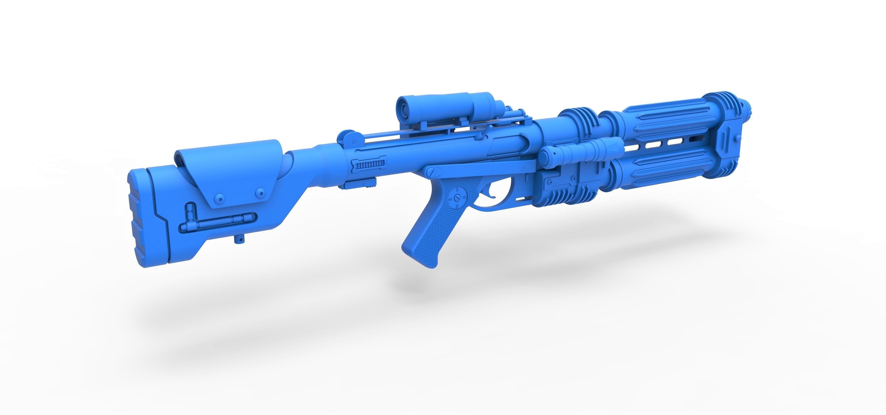 Shore trooper Blaster E-22 from Star Wars Rogue One 3D model | CGTrader