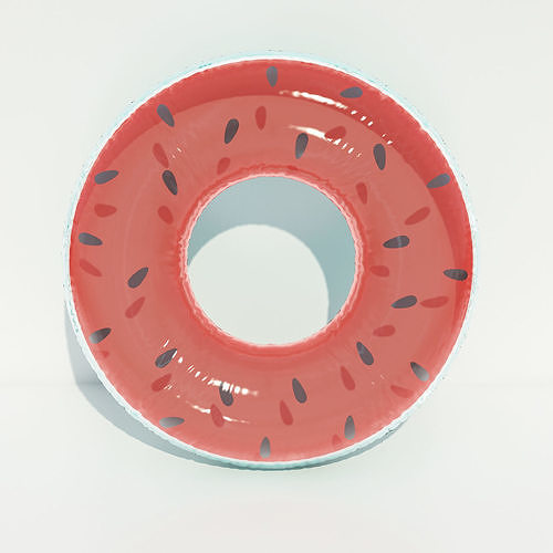 Inflatable circle 3D model | CGTrader